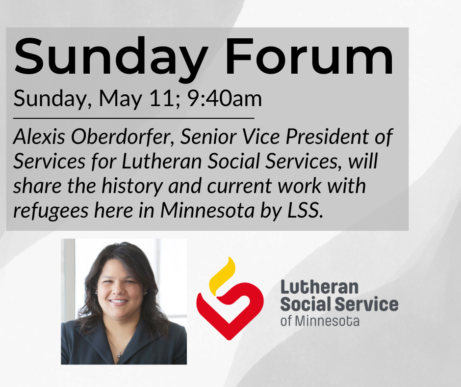 Sunday Forum - Prince of Peace Lutheran Church