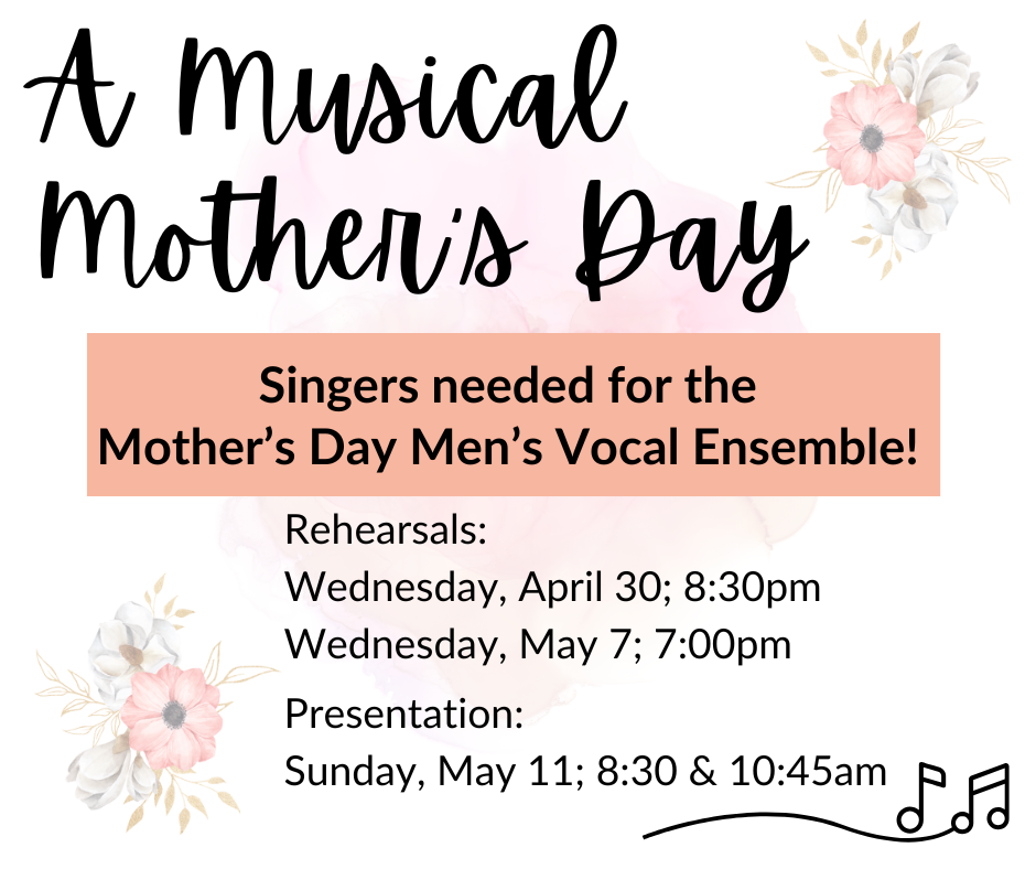 A Musical Mother's Day: Join us and Sing! - Prince of Peace Lutheran Church