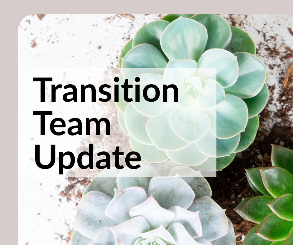 Transition Team Update - Prince of Peace Lutheran Church