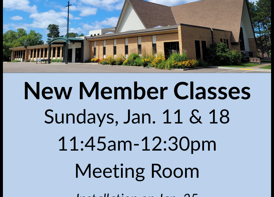 New Member Classes - Prince of Peace Lutheran Church