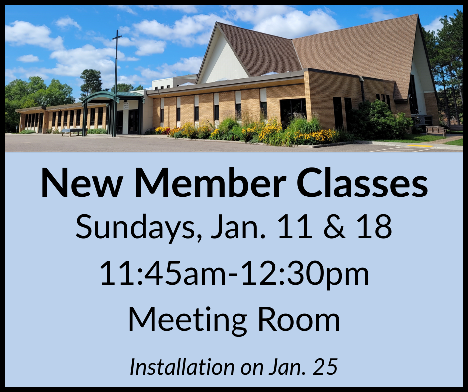 New Member Classes - Prince of Peace Lutheran Church